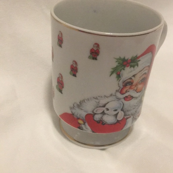 Lefton China | Holiday | Vintage Lefton Footed Santa Claus Mug | Poshmark